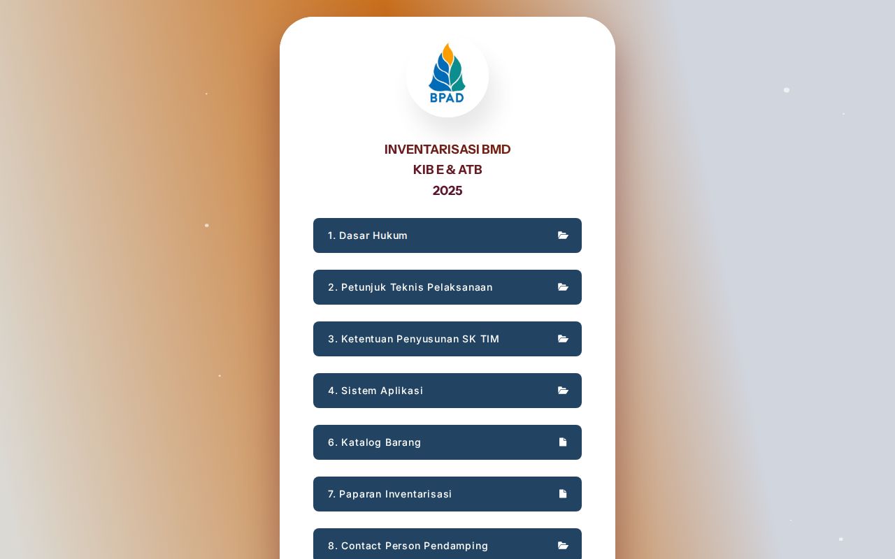 Sensus BMD KIB E dan ATB Provinsi DKI Jakarta